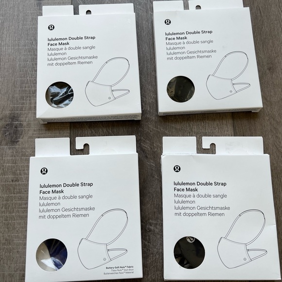 lululemon athletica | Accessories | Set Of 4 Lululemon Double Strap ...